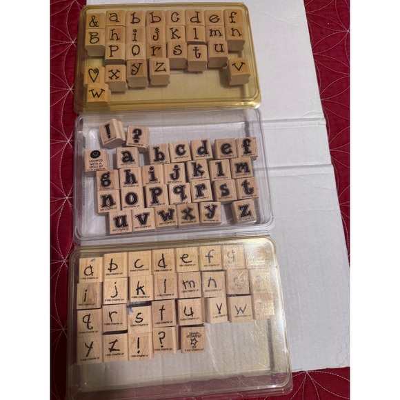 Stampin' Up! | Design | Stampin Up Alphabet Lowercase Letters Rubber ...
